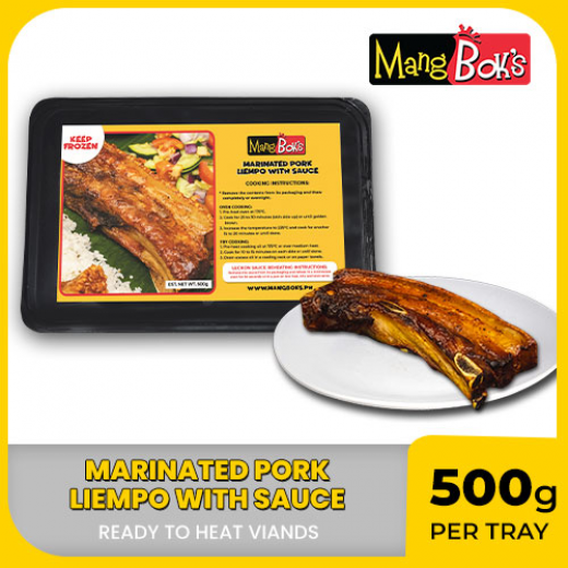 MANG BOK'S MARINATED PORK LIEMPO TRAY W/ SAUCE (FROZEN) – samotsari